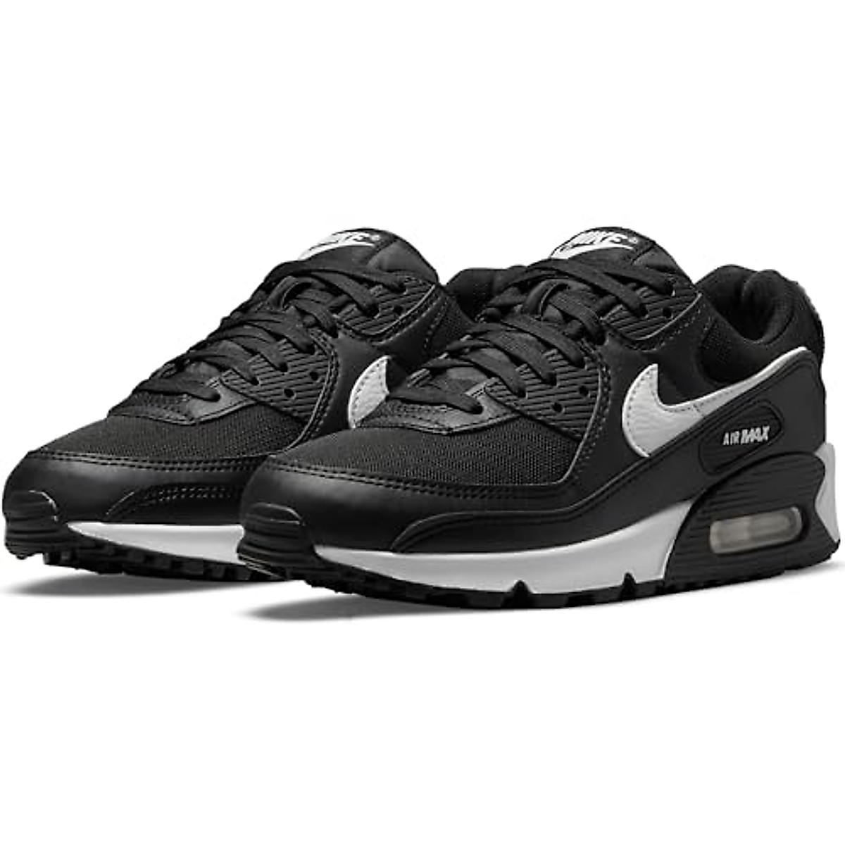 Nike WMNS Air Max 90 Black/White/Black DH8010-002 Women's Shoes (us_Footwear_Size_System, Adult, Women, Numeric, Medium, Numeric_5_Point_5)