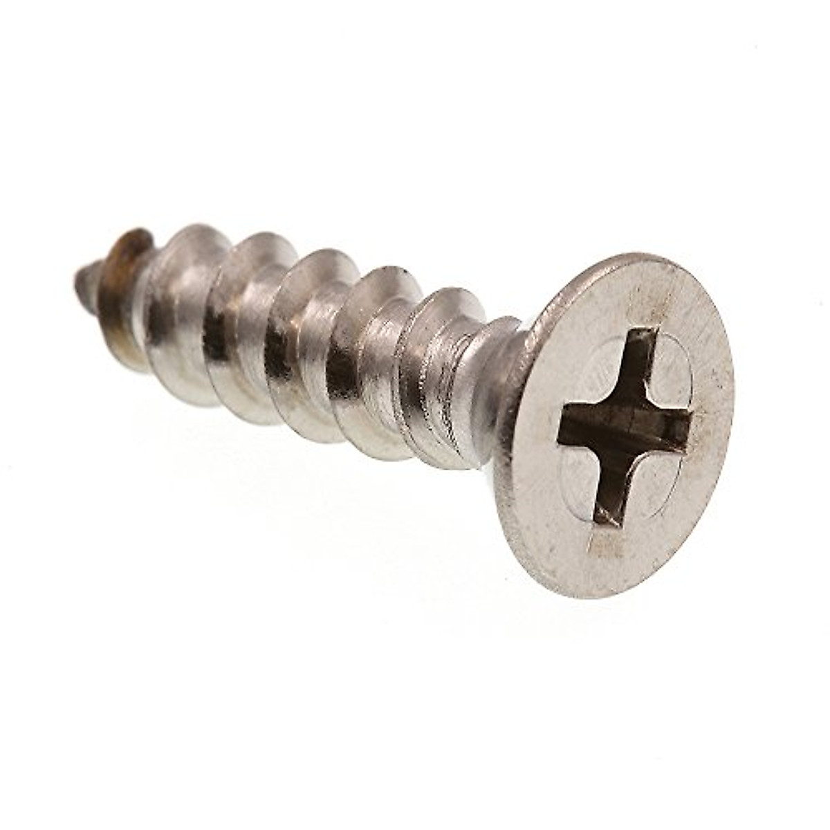 Prime-Line 9017021 Sheet Metal Screw, Self-Tapping, Flat Head Phillips, #10 X 3/4 in, Grade 18-8 Stainless Steel, Pack of 100