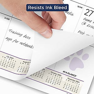 2024 AT-A-GLANCE® Puppies Monthly Wall Calendar, 15-1/2" x 22-3/4", January to December 2024, DMW16728