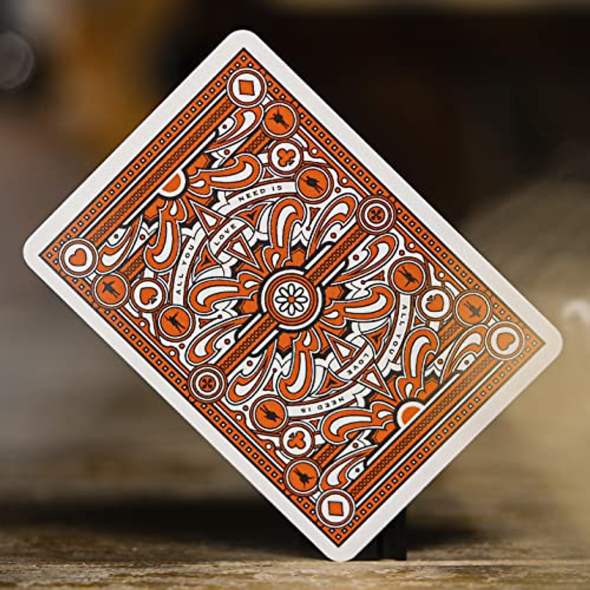 theory11 The Beatles Premium Playing Cards - Orange Deck Officially Licensed Collector's Cards