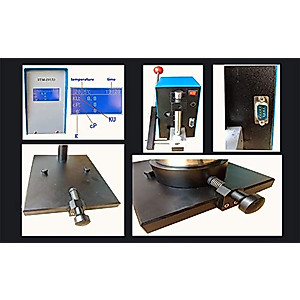 VTSYIQI Stormer Viscometer Viscosity Meter Tester Digital rotational viscometer Rotary visometer with LCD Large Screen KU Unit 40.2 to 141.0KU Accuracy 2.00% for Paint Viscosity Testing