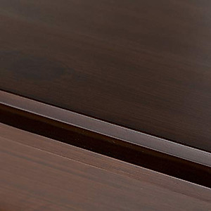 SIMPLIHOME Artisan Solid Pine Wood 54 inch Contemporary Sideboard Buffet Credenza in Russet Brown features 2 Doors, 6 Drawers and 2 Cabinets with Large storage spaces