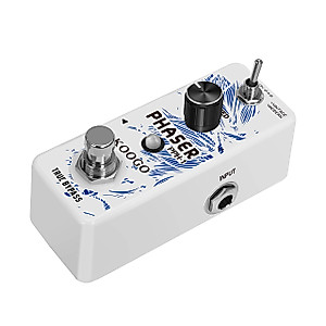 Koogo Guitar Analog Phaser Pedal Vintage/Modern Modes Mini Size