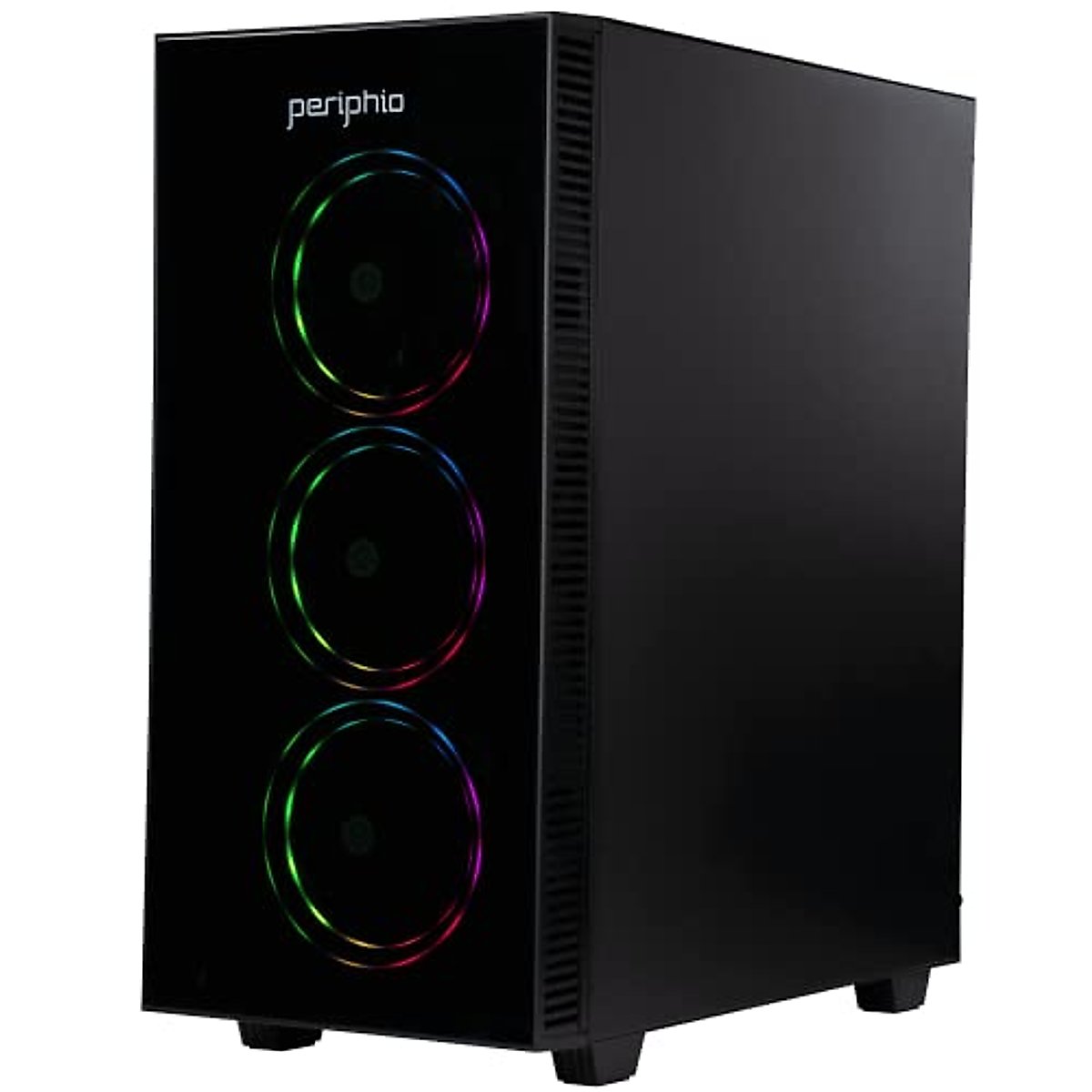 Periphio Terra Prebuilt Gaming PC - AMD Radeon Vega 8 Graphics | Ryzen 7 5700G (4.6GHz Turbo) | 1TB M.2 NVMe SSD | 16GB DDR4 RAM | Windows 10 Gaming Desktop Computer | WiFi + BT