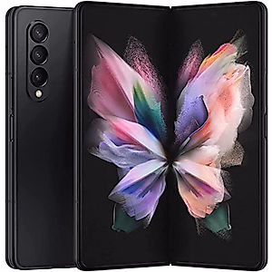 SAMSUNG Galaxy Z Fold 3 5G 256GB T-Mobile Android Cell Phone, 2-in-1 Smartphone Tablet (Phantom Black)