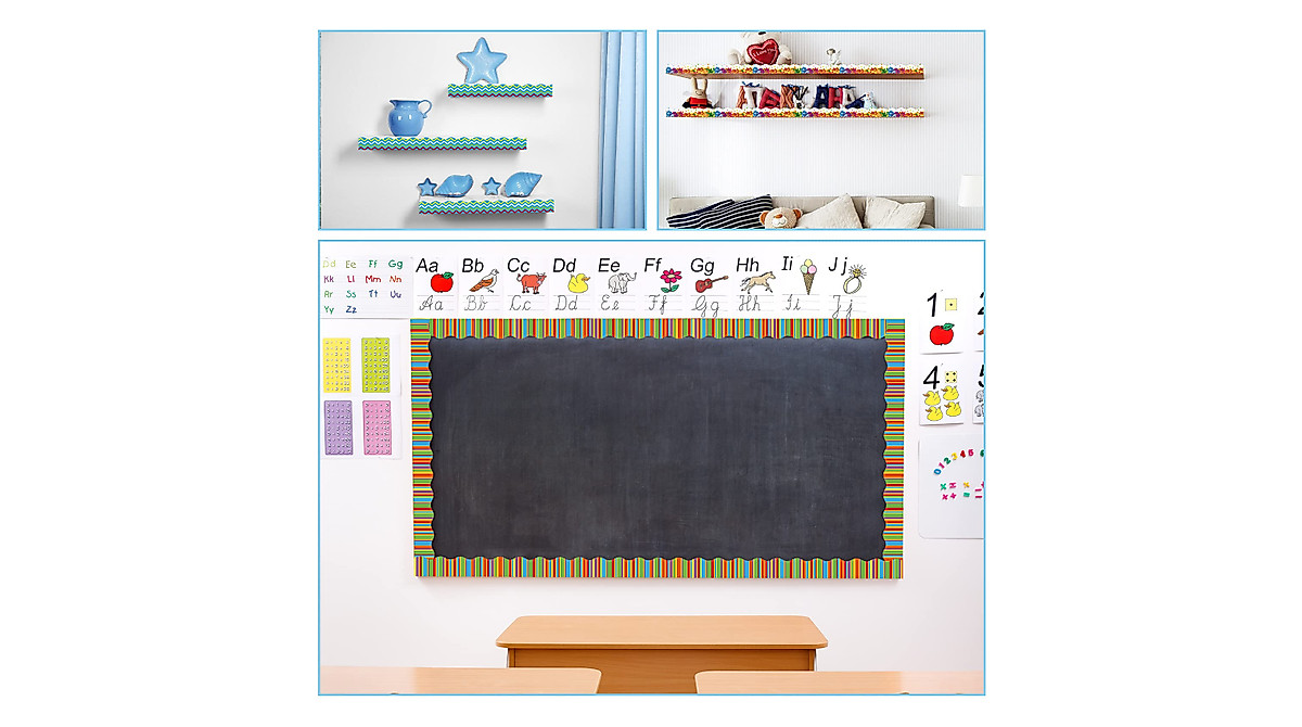 Colorful Classroom Borders for Creative Bulletin Boards
