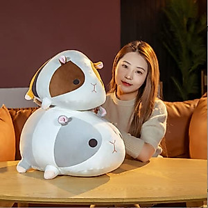 16" Guinea Pig Stuffed Animal,Cute Mouse Plush Doll Toy Animals Soft Throw Pillow, Birthday Christmas Party Surprise Gifts for Kids. (Brown)