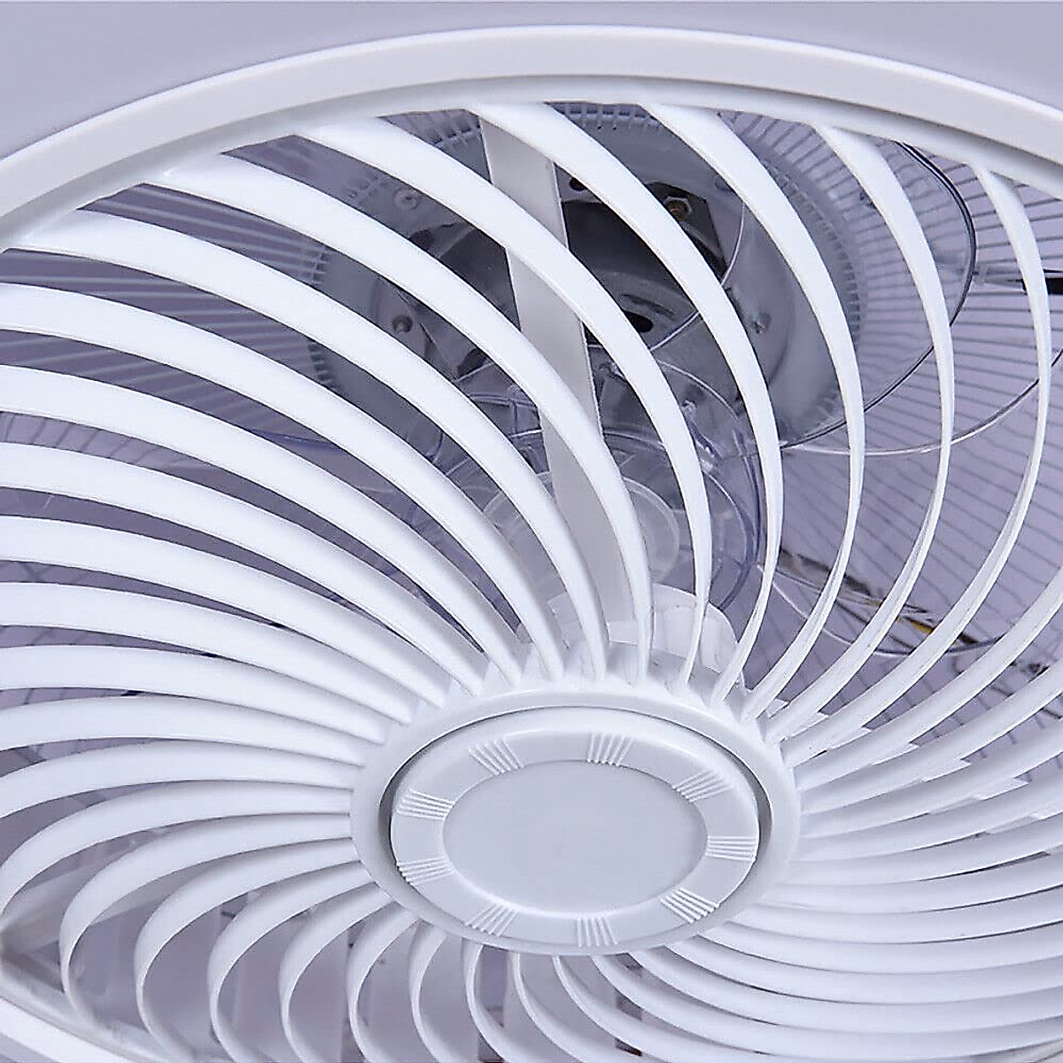 64W Rotatable Light with Ceiling Fan, Wood Reversible Ceiling Fans with Lights Remote Control, Timing&3 LED Color 3 Wind Speeds Noiseless Ceiling Fan with Lights for Bedroom Living Room