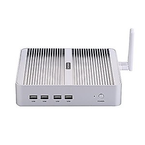 HUNSN Fanless Mini PC, Desktop Computer, HTPC, Kodi Box, Windows 11 or Linux Ubuntu, I5 8250U 8260U 8259U 8265U 8269U 8350U, BM07, VGA, HDMI, 4 x USB3.0, 4 x USB2.0, LAN, 8G RAM, 128G SSD