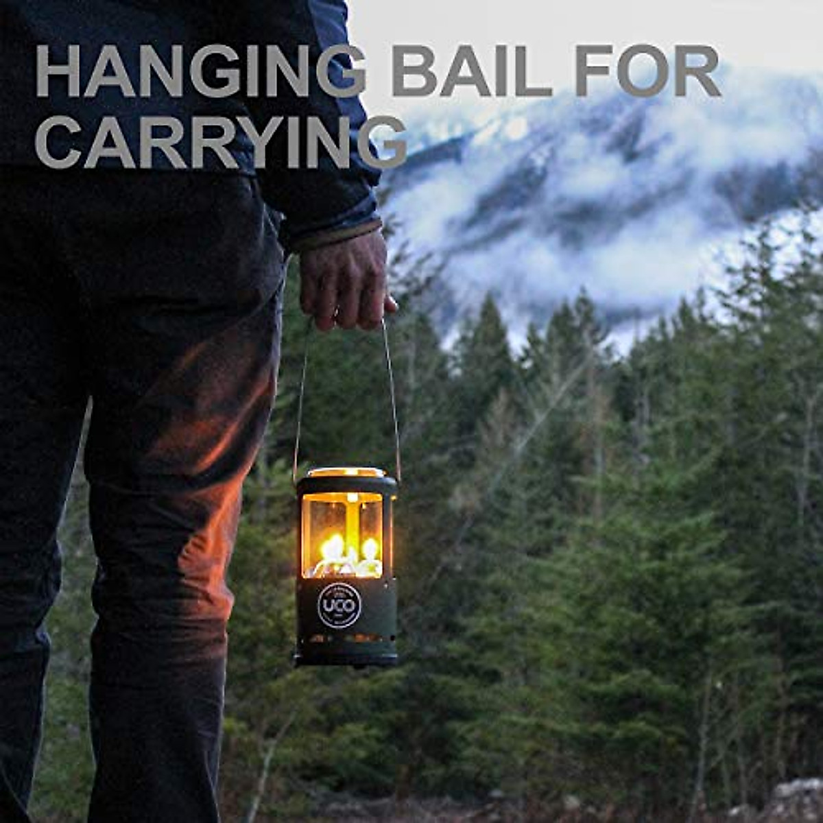 UCO Candlelier Candle Lantern, Green