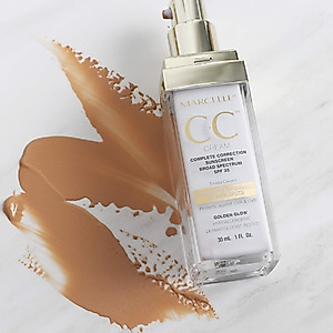 Marcelle CC Cream SPF 35, Golden Glow Universal Tint, Skin Enhancer, Paraben-Free, 1 Fl. Oz.