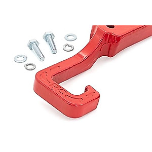 Rough Country Forged Tow Hooks for for 15-22 Jeep Grand Cherokee | Red - RS133