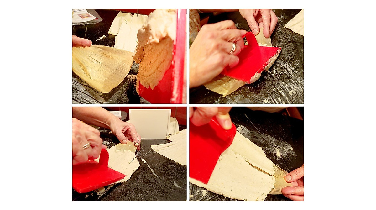 Tamales Masa Spreader 2 Pack - Easy & Fast Tamale Making Tool