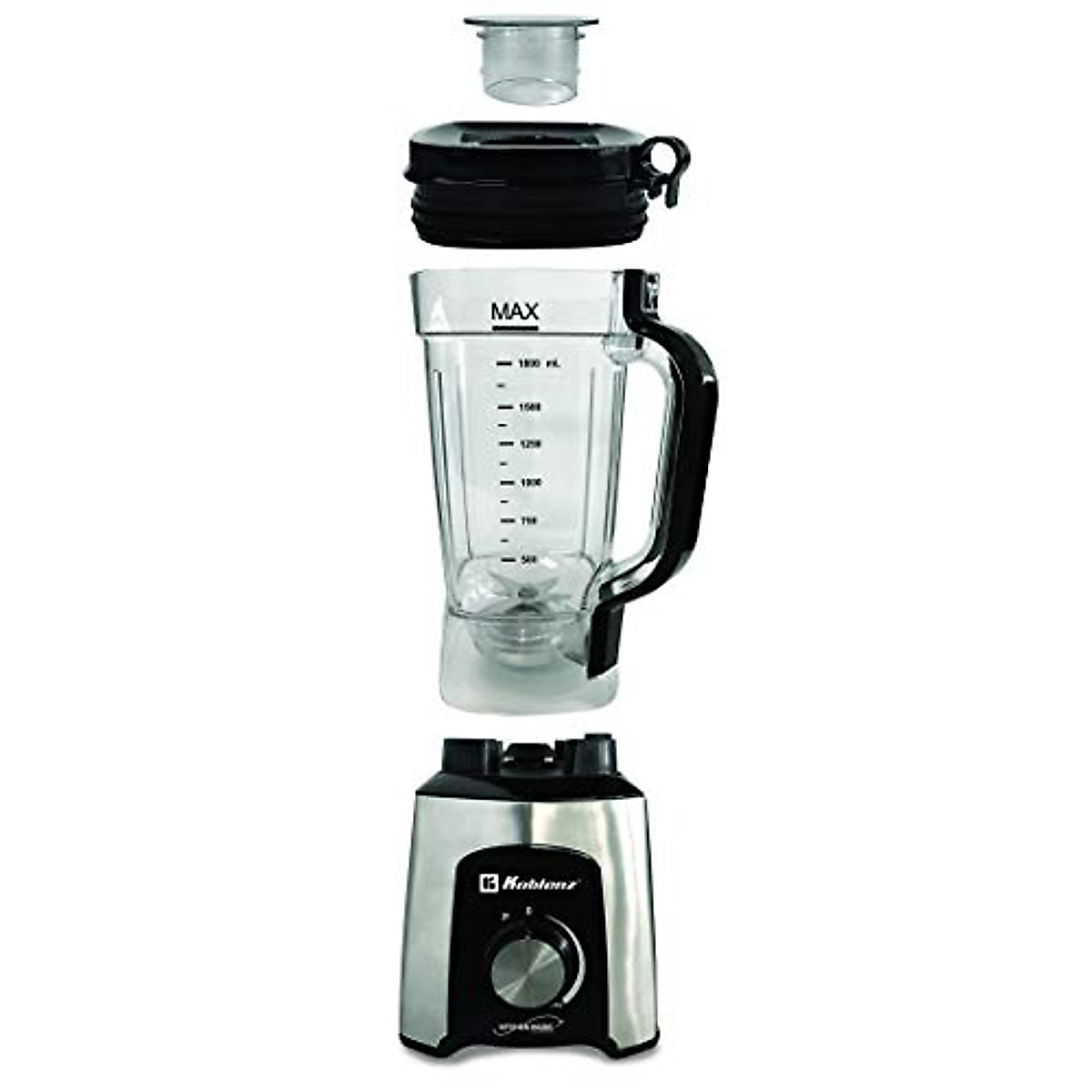 Koblenz LKM-6529 VVI 2-Liter Kitchen Magic Collection Variable Speed and Pulse Blender, One Size, Silver