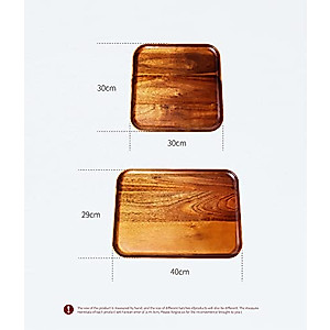 Acacia Wooden Tray Serving Natural Acacia Wood Tray, Wooden Cheese Plate, for Serving, Multipurpose Tray (Big Size)