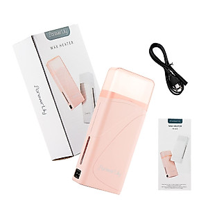 foreverLily Upgrade Wax Warmer for Hair Removal, Roll On Wax Heater, Depilatory Wax Warmer Machine for Men Women, New Dual Heat-conducting Plates