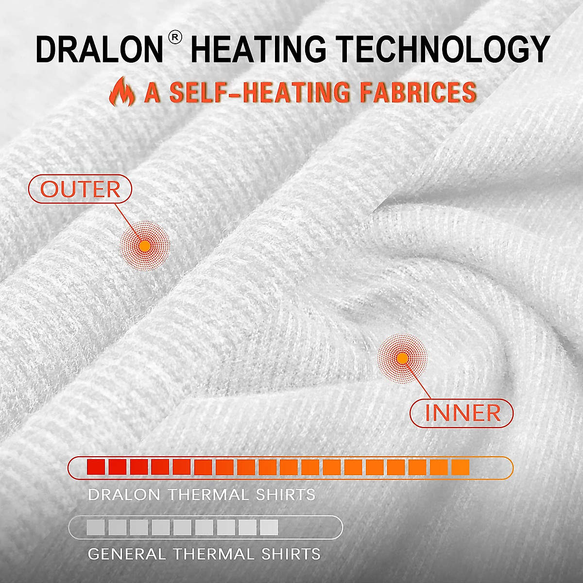 WOWENY Womens Turtleneck Tops Lightweight Long Sleeve Thermal Shirts Soft Underwear Top Slim Fit Basic Pullover Sweater(White, Large)