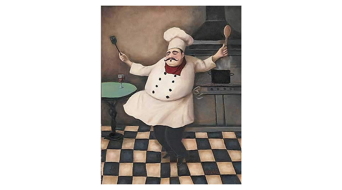 Jolly Chefs Vintage Posters: Fun Kitchen Wall Decor
