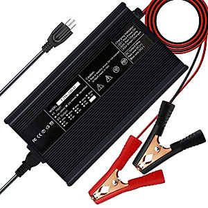 ExpertPower 24V 20A Smart Charger for Lithium LiFePO4 Deep Cycle Rechargeable Batteries