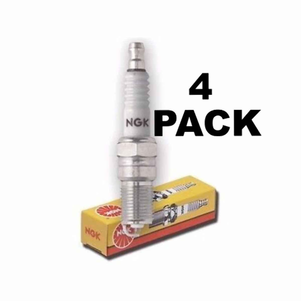NGK 3672 Pack of 4 Spark Plugs LFR6A-11