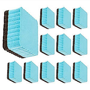 Impresa Mini Magnetic Dry Erase Erasers for Kids and Adults - 12 Pack - Whiteboard Erasers for School, Home, and Office - Classroom Supplies (2x2 Inches)
