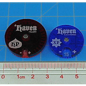 LITKO Character Health & Experience Dials Compatible with Gloomhaven Board Game (2)