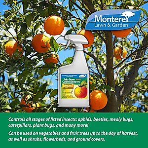 Monterey Take Down Garden Spray RTU - Dormant and Growing Season Insect Spray - 32 oz