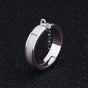 Shopular Anime Komaeda Ring S925 Sterling Silver Rings Jewelry Props Daily Cosplay Costumes Gift