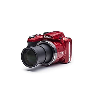 Kodak PIXPRO Astro Zoom AZ421-RD 16MP Digital Camera with 42X Optical Zoom and 3" LCD Screen (Red) (Renewed)