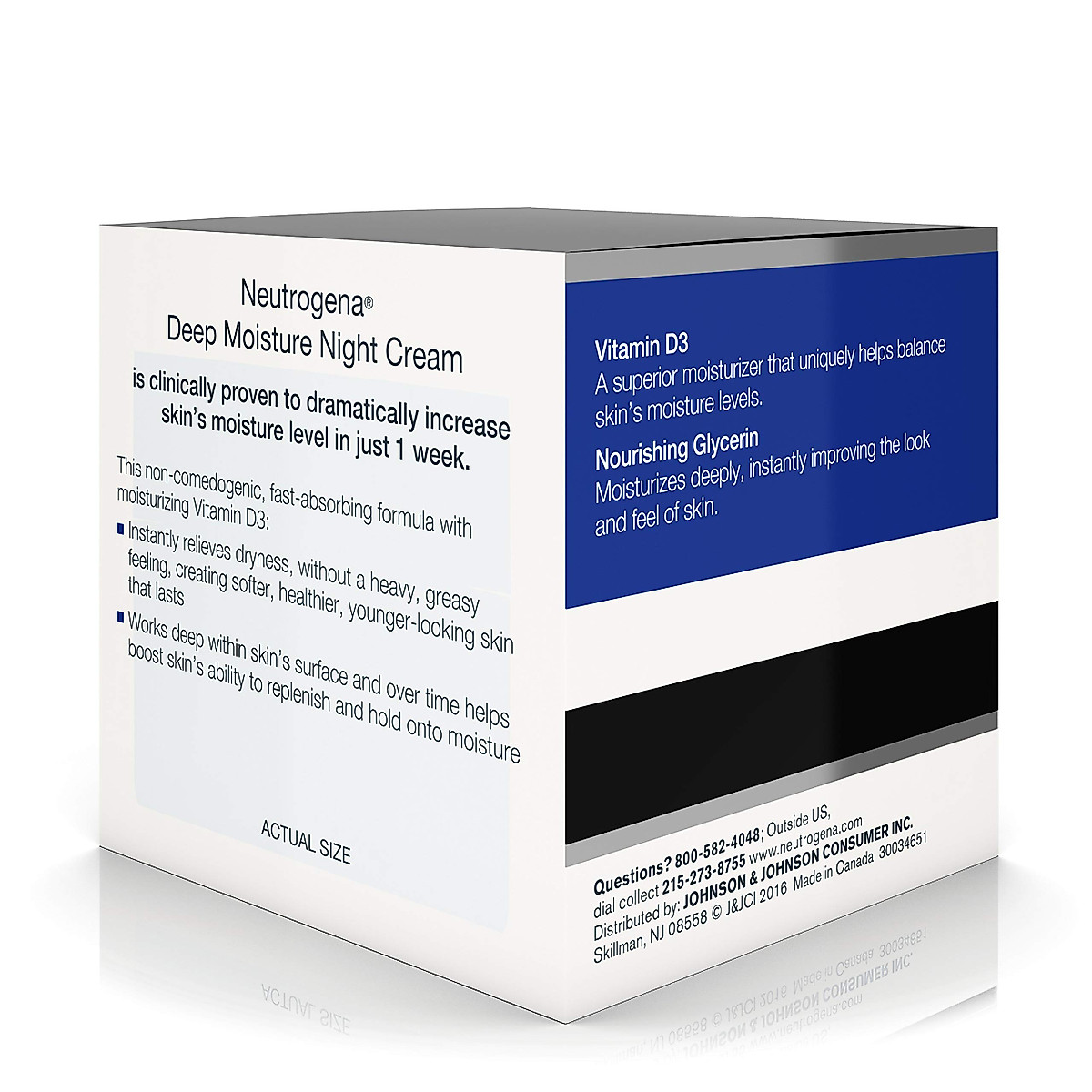 Neutrogena Deep Moisture Night Cream , 2.25 Ounce