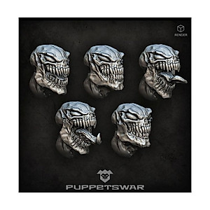 Green Stuff World for Models and Miniatures Nightmares Heads S278