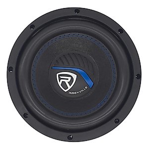 Rockville K5 W8K5S4 8" 800w 4 Ohm Car Audio Subwoofer Sub 200w RMS CEA Rated!, Black
