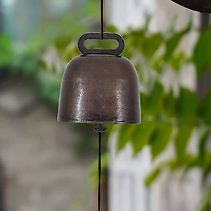 8 Pack Cow Horse Sheep Grazing Copper Bells, Small Metal Brass Bells, Loud Ringing Cowbell Noisemakers, Hanging Jingle Bell for Animal Pet Collar Doors Crafts Christmas Wedding Decor (Bronze)