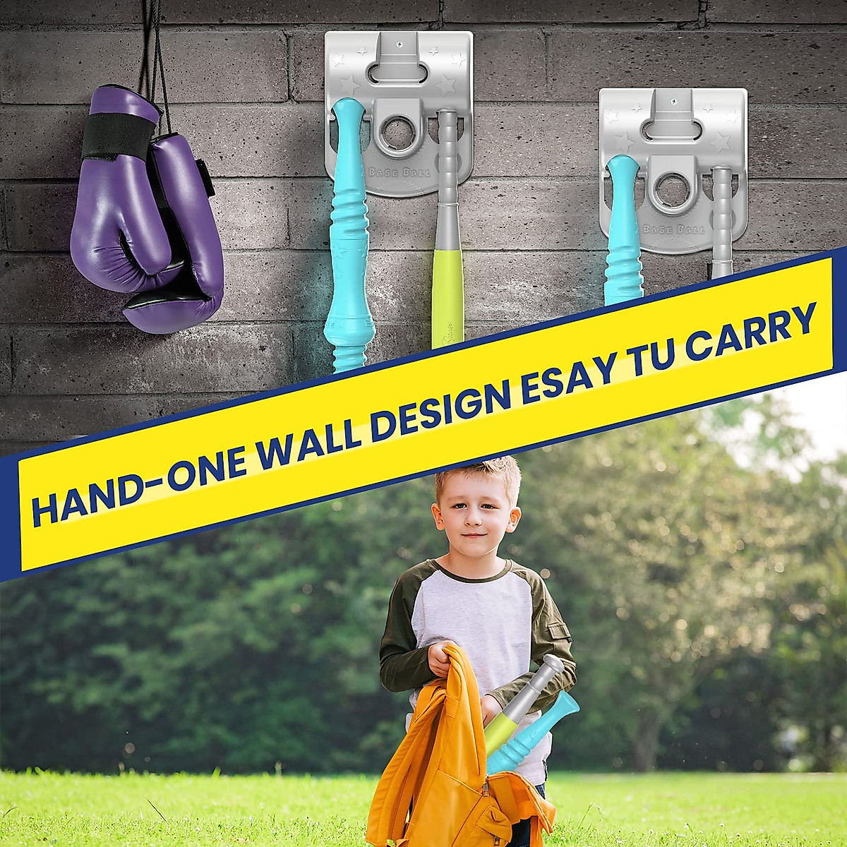 EagleStone Tee Ball Set for Toddlers, T Ball Sets for Kids 3-5, W/ 6 Large Balls, Adjustable TeeBall Batting Tee, 4 Toss Rings, Baseball & Toss Game, Outdoor Sports Toy Games for Boys & Girls 3-12