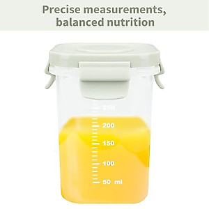 Songhak Baby Food Storage Containers Jars Lids Freezer Plastic Snack Puree Containers With Removable Ice Pack Safe Leak-proof Microwave Dishwasher 12 Set