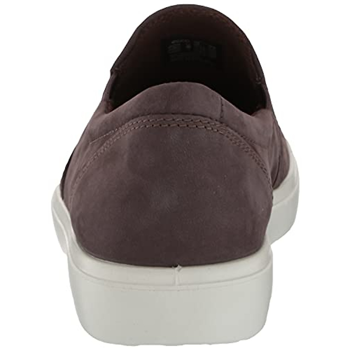 ECCO Women's Soft Classic Slip On Sneaker, Shale Nubuck, 8-8.5