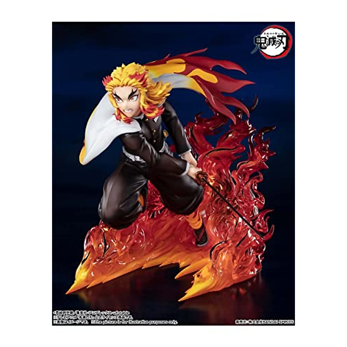 TAMASHII NATIONS - Demon Slayer: Kimetsu no Yaiba - Kyojuro Rengoku Flame Hashira, Bandai Spirits FiguartsZERO Collectible Statue
