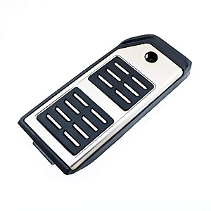 MYMOCCY Gas Accelerator Brake Footrest Pedal Cover Compatible for Q7 Q8 2017-2024, Compatible for Porsche Cayenne 2020-2024, Compatible for Touareg 2019-2024 Accessories No Drill