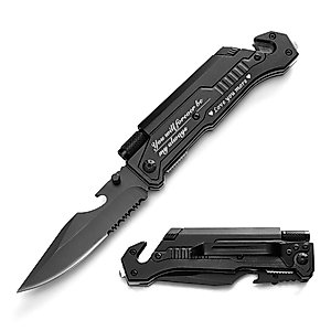 KetDirect Personalized Engraved Folding Knife for Boyfriend Husband from Girlfriend Wife - for Anniversary Christmas Birthday Valentines Thanksgiving - Mens Pocket Knives for Camping Fishing Hunting