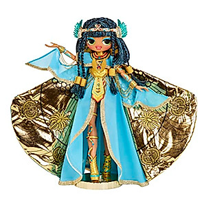 LOL Surprise OMG Fierce Collector Cleopatra Fashion Doll- Limited Edition 11.5" Premium Collector Doll with Luxe Blue & Gold Royal Outfit Accessories, Holiday Toy, Great Gift for Ages 4 5 6+ Years Old
