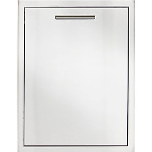 Blaze 20-Inch Roll-Out Stainless Steel Double Trash/Recycling Bin - BLZ-TREC-DRW-H