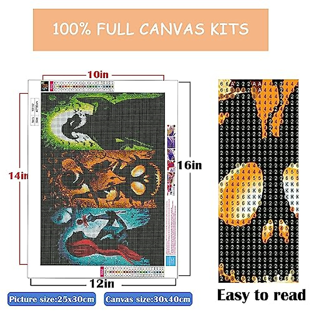 Halloween Diamond Art Painting Kits for Adults - Jack and Sally DIY 5D Paint with Diamonds Gem Art Painting Kits DIY Nightmare Before Christmas Round Full Drill Diamond Dots Paintings Adult Crafts