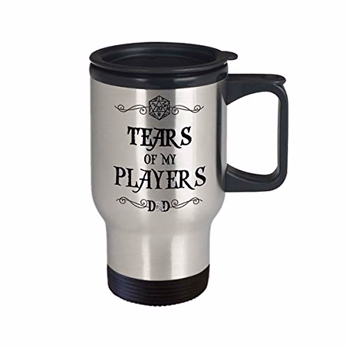 Dungeons and Dragons Travel Mug for Boyfriend Dungeon Master Gift for Men Tears of My Players Tea Cup Funny Gift for D&D Dnd DM Fan Gift for Women