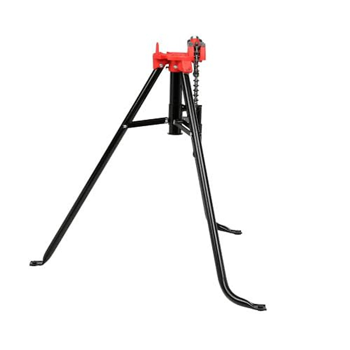 RIDGID 36278 Model 460-12 Portable TriStand Chain Vise with Integrated Folding Legs and Tool Tray, 1/8" to 12" Pipe Capacity