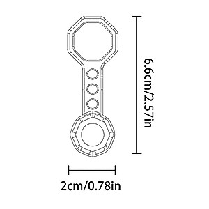 1 Pack Stud Finder Wall Scanner Stud Ball Magnetic Stud Finder Black Wall Stud Finder Magnet for Metal Concrete Drywall Plaster Wood Plywood Paneling Ceramic
