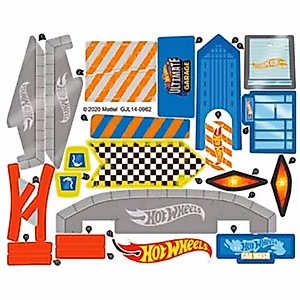 Replacement Stickers for Hot-Wheels City Ultimate Garage GJL14 - Die-Cast Cars Playset ~ Replacement Label Sheet