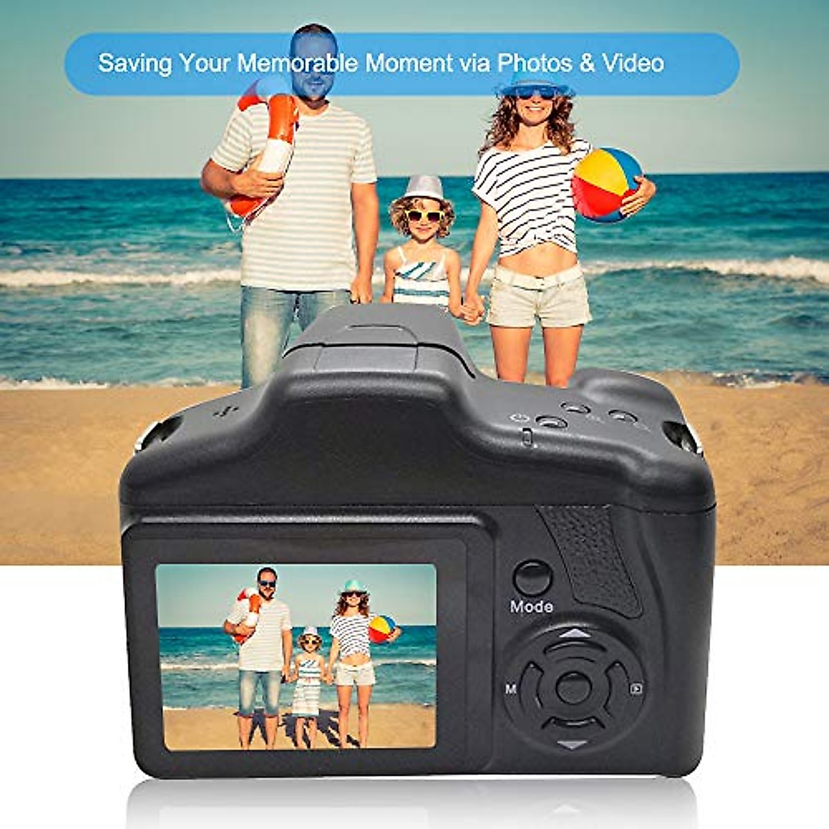 Digital Camera 16X F-ocus Design Resolution 1920 * 1080 Supported S D Card 4 * AA Batter-y Powered Operated for Photos Taking S-tudio