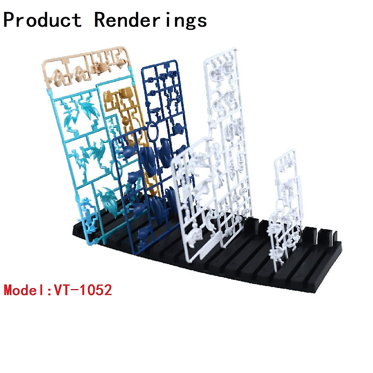 volunt Plastic Parts Shelf,Model Shelf,Placing Rack,Plastic Tool Drawer Storage Container Storage Box, Suitable for Gundam DIY Model Making Accessories of Model Action Figures (VT-1054)