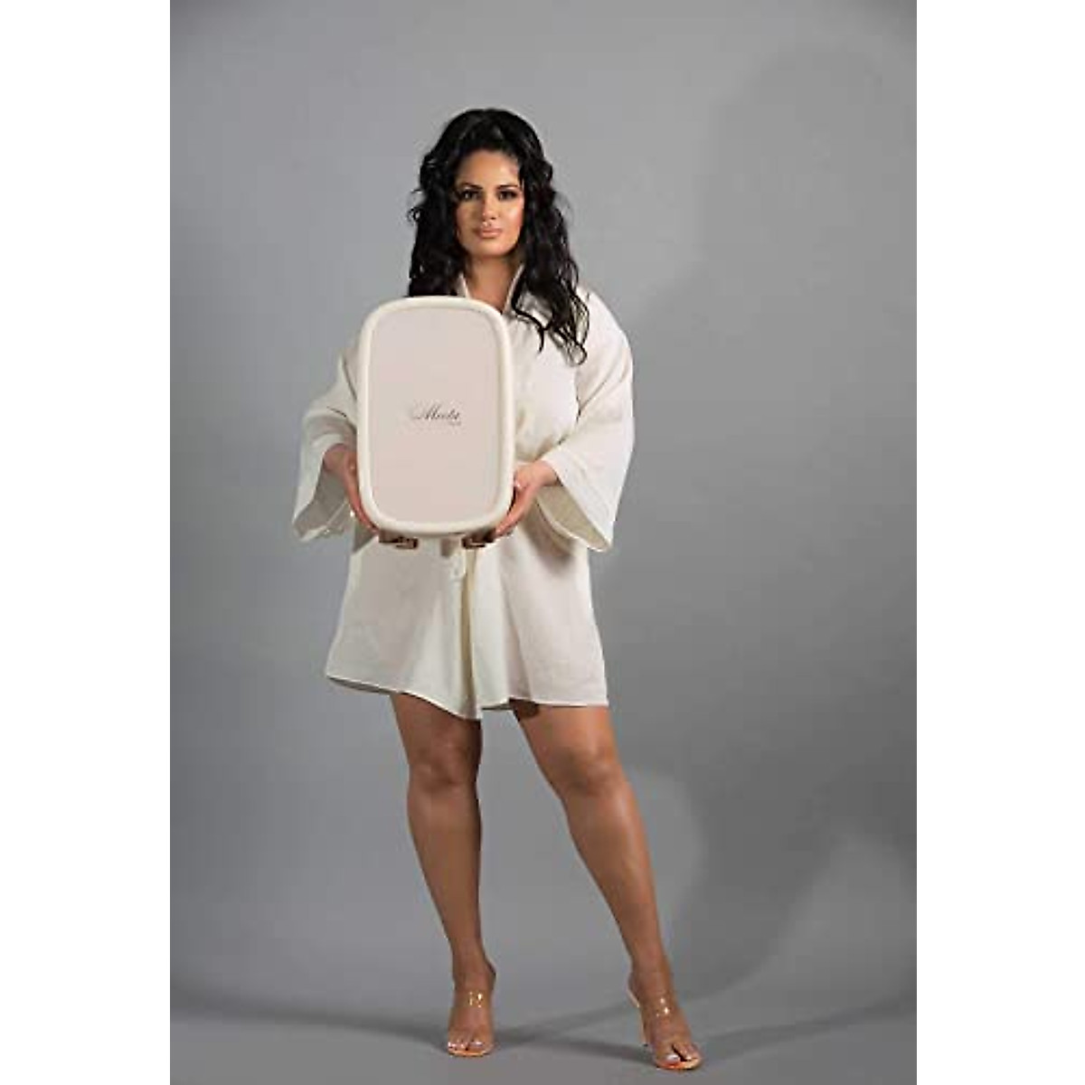 CAYNEL Beauty Mini Fridge 12Liter Smart breathing light display for Skincare& Cosmetics,Breast Milk,Portable Compact Personal Makeup Fridge 100% Freon-Free…