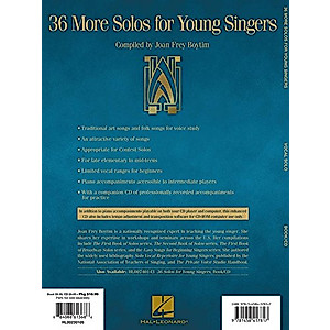 36 More Solos for Young Singers - Book/Online Audio